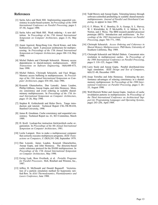 Memory consistency models | PDF | Databases | Computer Software and Applications