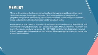 Memory dan berfikir | PPT