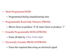 Memory devices copy | PPTX