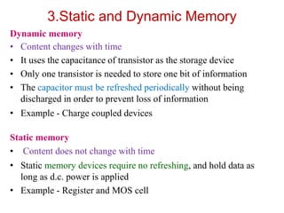 Memory devices copy | PPTX