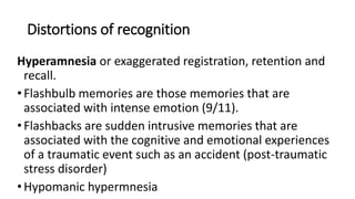 Memory Disorders | PPTX