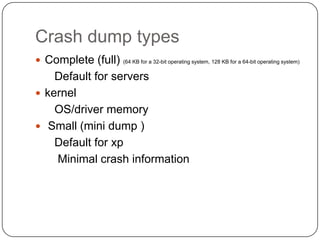 Memory Dump | PPT