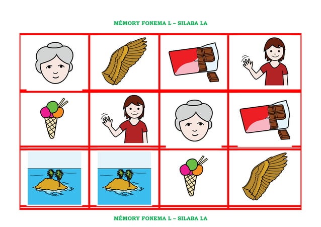 Memory fonema l | DOC