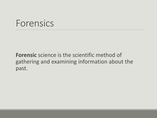 Memory forensics | PPTX