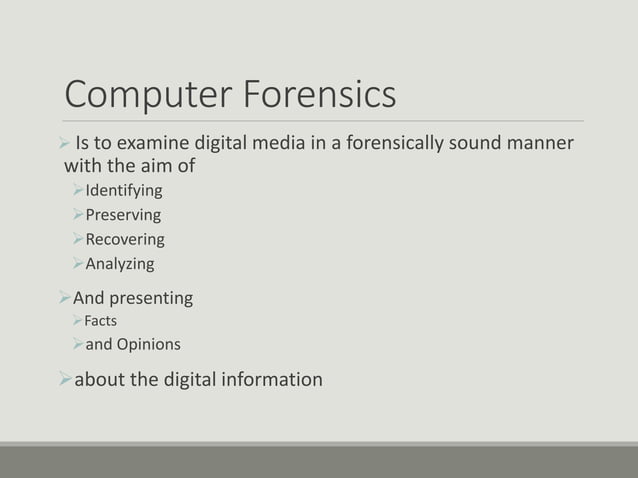Memory forensics | PPTX