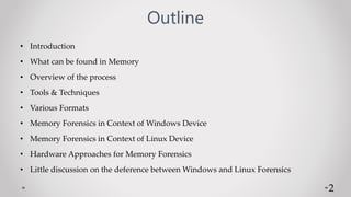 Memory Forensics | PPTX