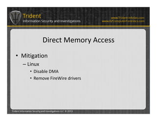 Memory forensics and incident response | PDF