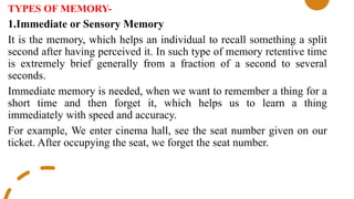 Memory & forgetting | PPTX