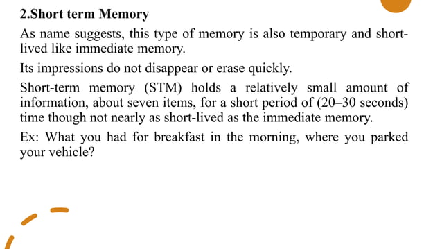 Memory & forgetting | PPTX | Brain and Nervous System Disorders ...