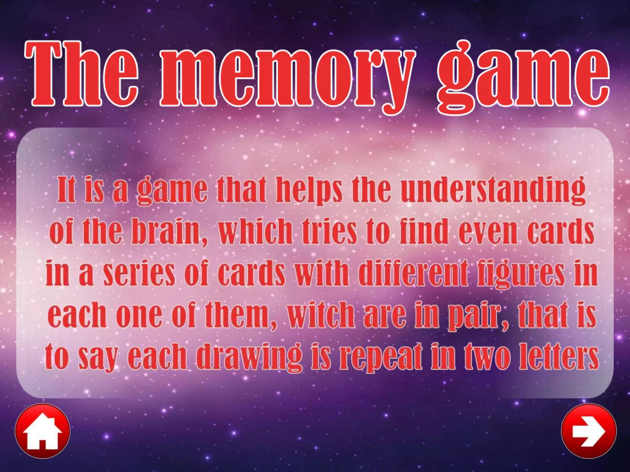 Memory game | PPTX
