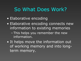 Memory Games | PPT