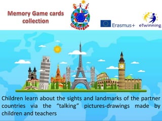 Memory game sights and landmarks | PPTX