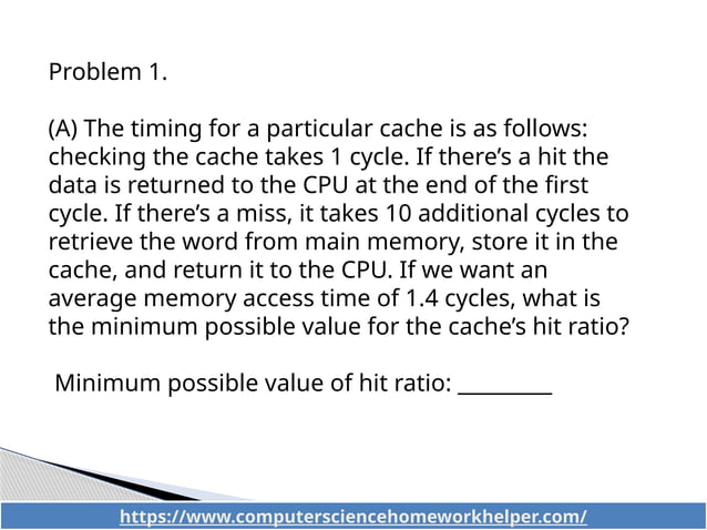 Master-Level Memory Hierarchy & Cache Questions Solved | PPT Master-Level Memory Hierarchy & Cache Questions Solved | PPT