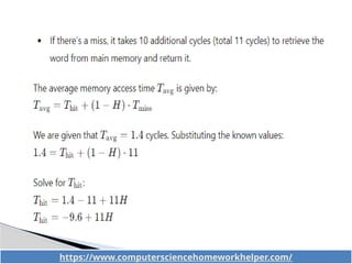 Master-Level Memory Hierarchy & Cache Questions Solved | PPT