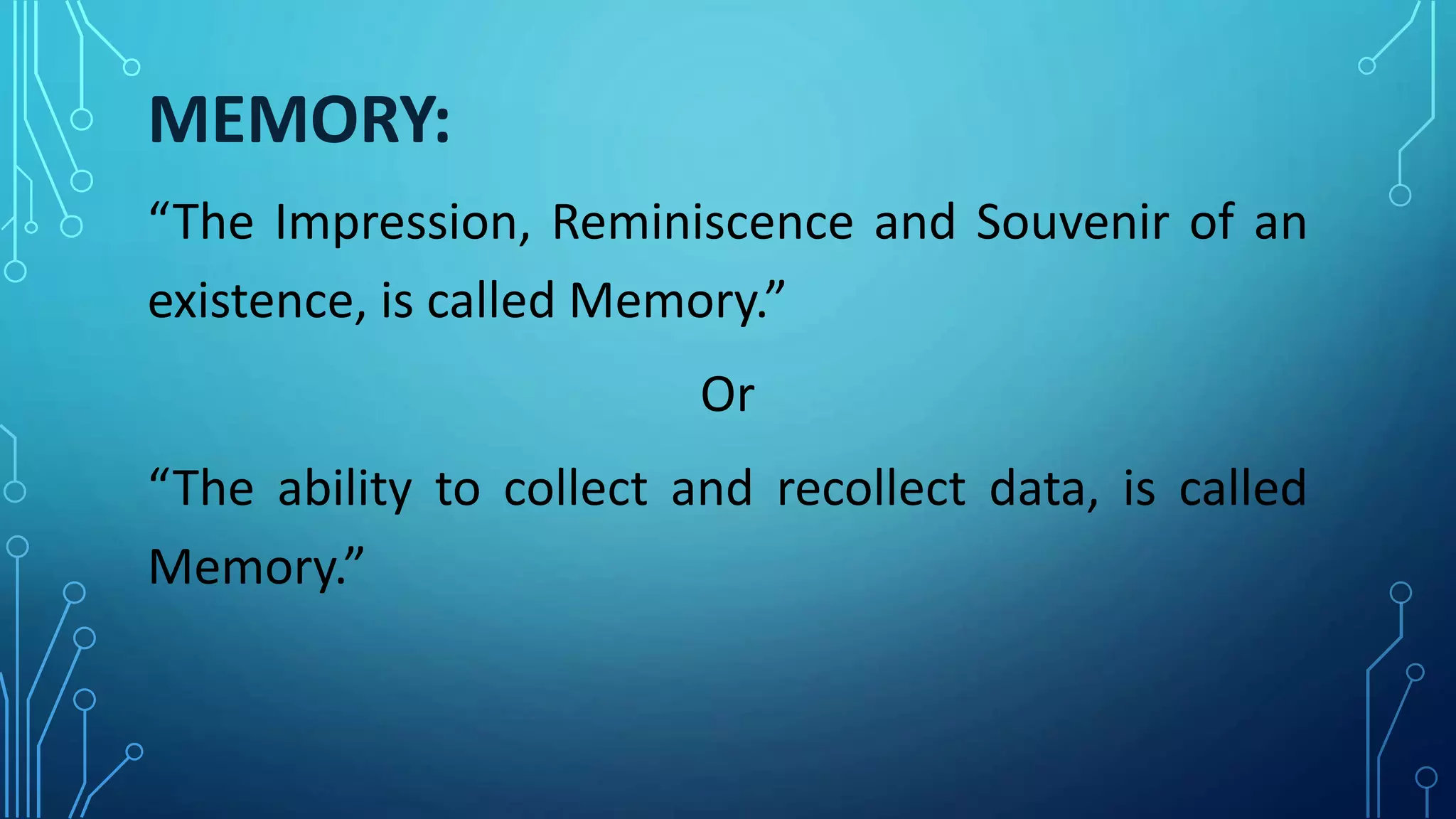Memory hierarchy | PPT