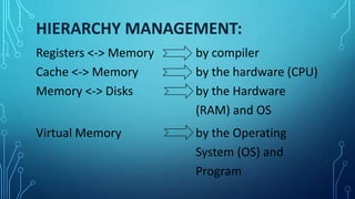 Memory hierarchy | PPT