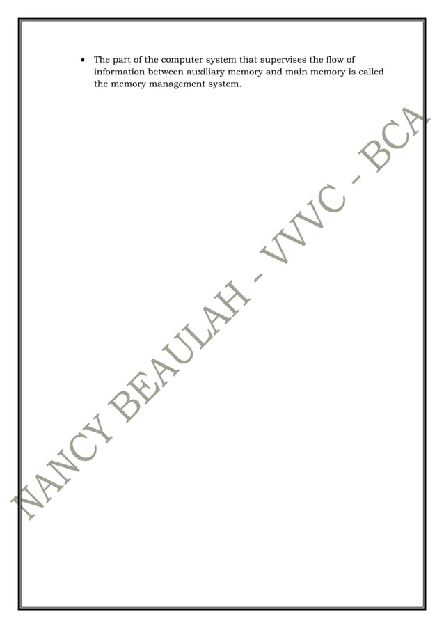 Memory hierarchy | PDF Memory hierarchy | PDF