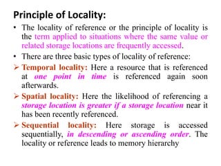 Memory hierarchy | PPTX | Data Storage and Warehousing | Computing