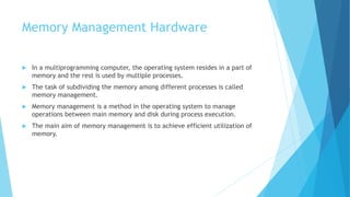 Memory Hierarchy | PPTX