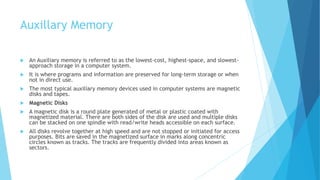Memory Hierarchy | PPTX | Data Storage and Warehousing | Computing