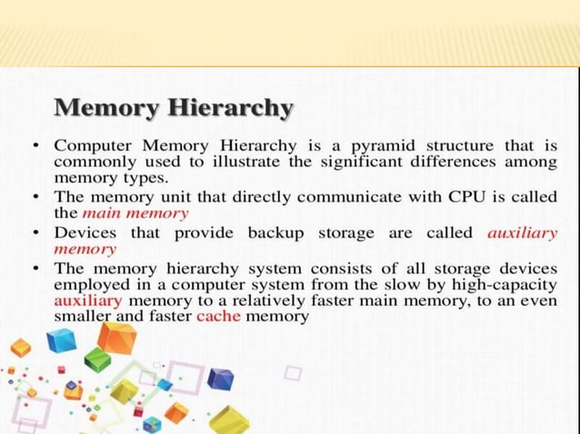 Memory hierarchy (In Details) | PPT