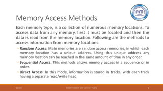 Memory hierarchy unit 2 by ram k paliwal | PPT