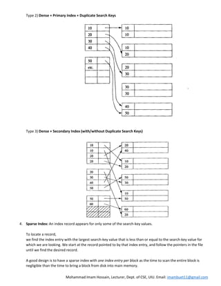 DBMS 8 | Memory Hierarchy and Indexing | PDF | Databases | Computer Software and Applications