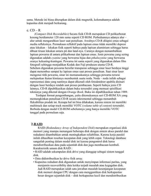 Memoryi internal-eksternal | PDF