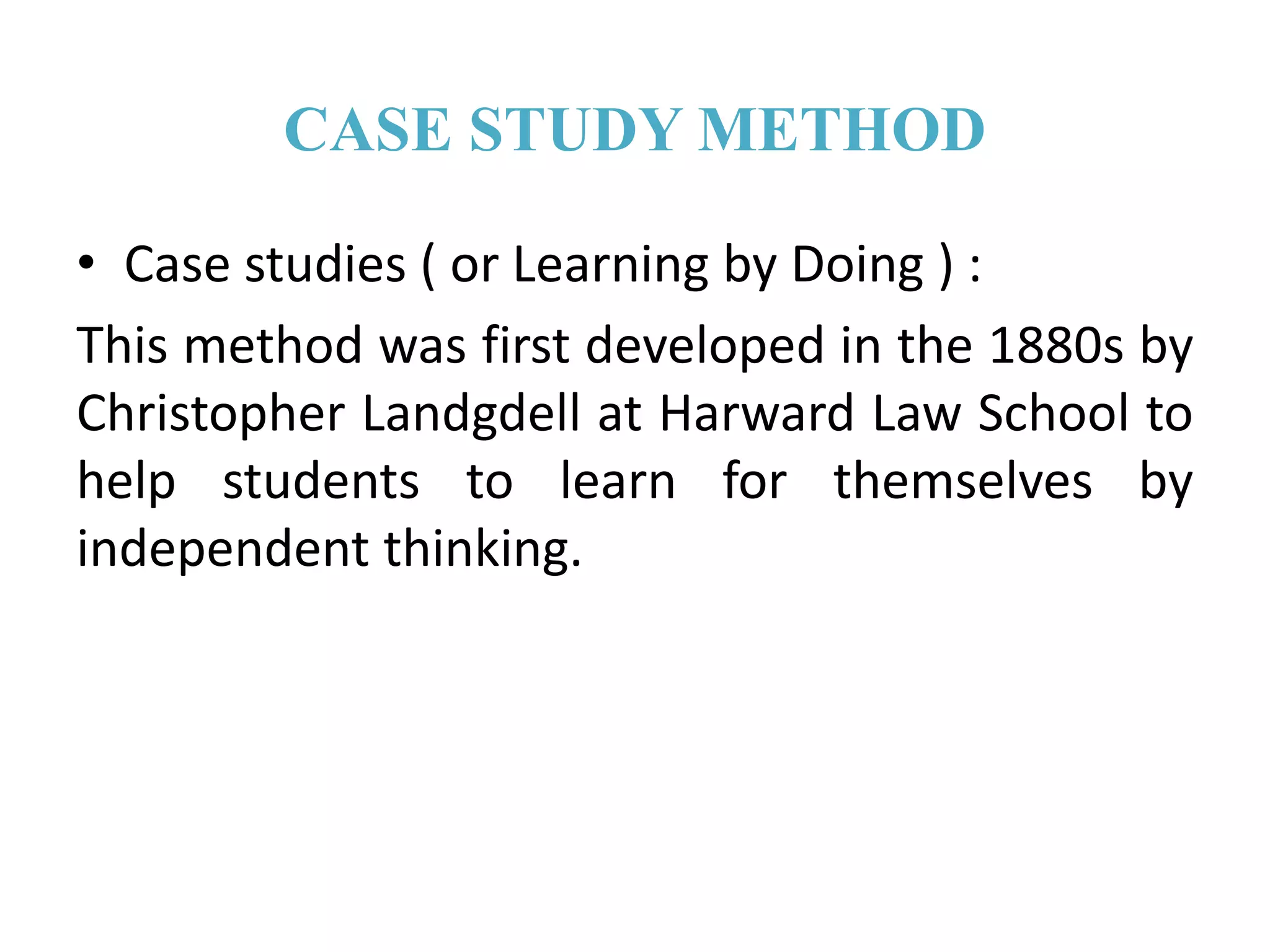 Memory Improve Methods_ Case Study method | PPT