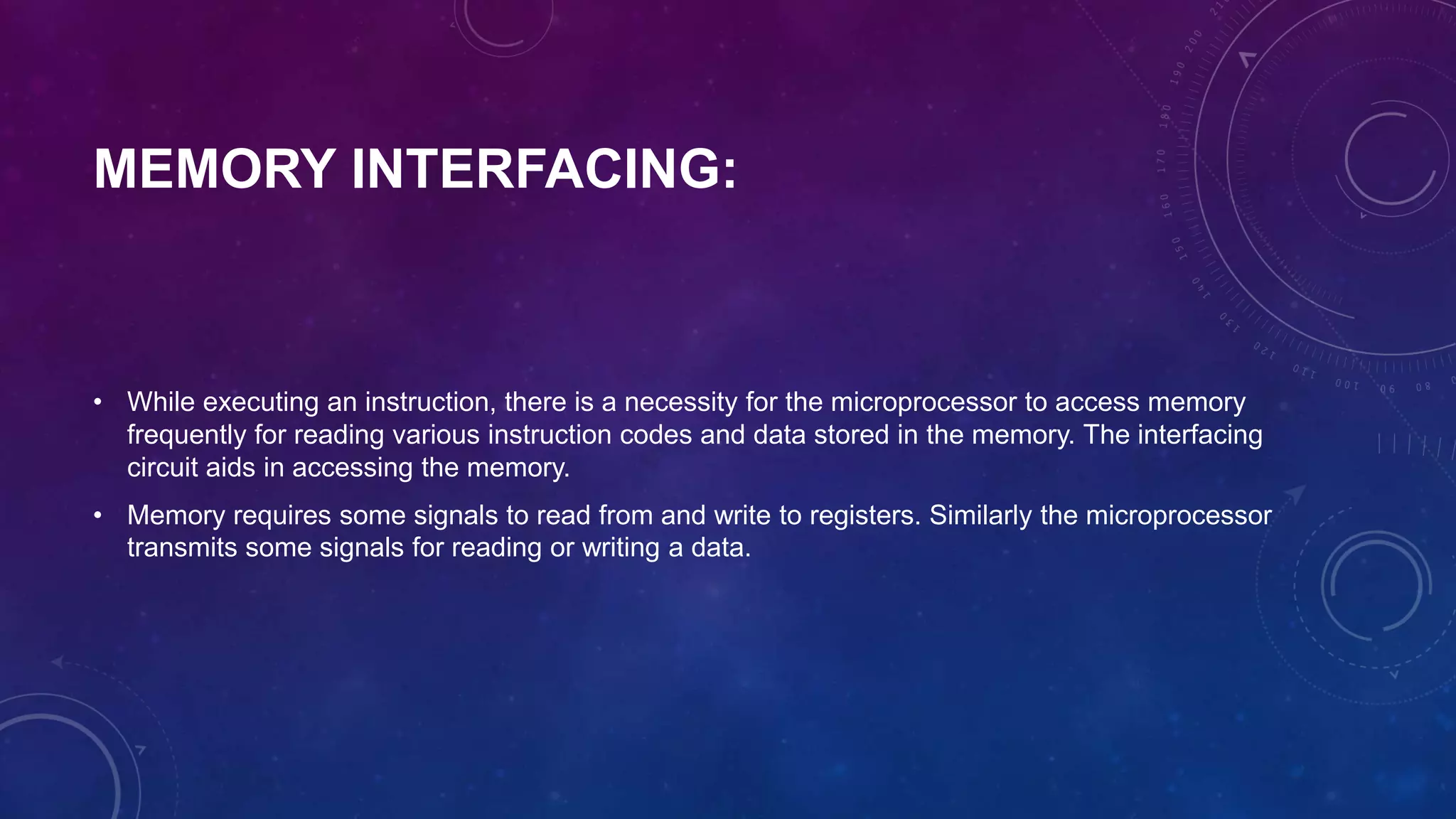 Memory interfacing | PPTX