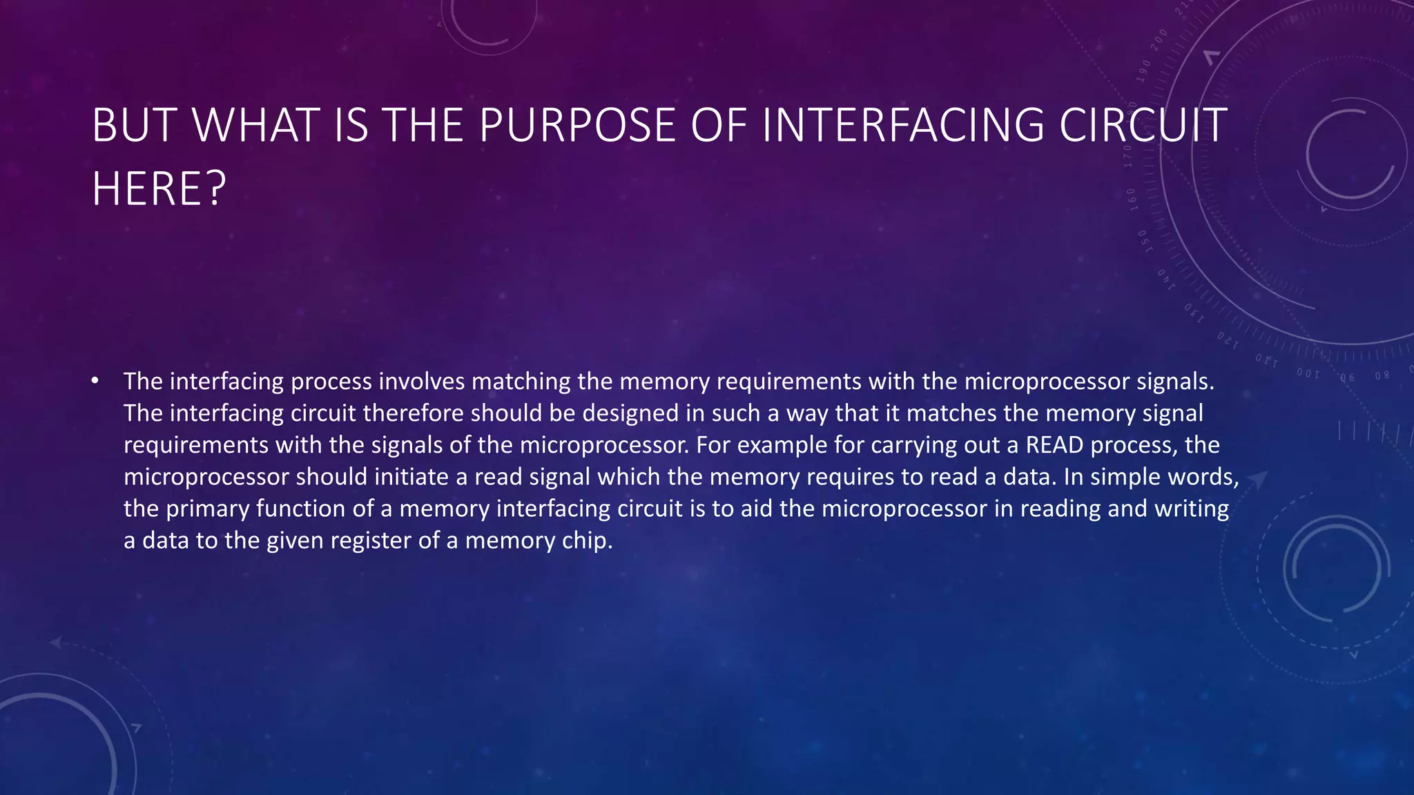 Memory interfacing | PPTX