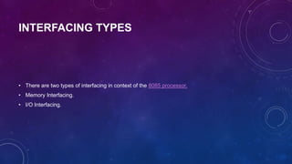 Memory interfacing | PPTX