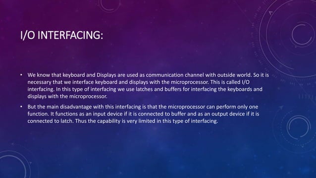 Memory interfacing | PPTX | Computer Peripherals | Computing