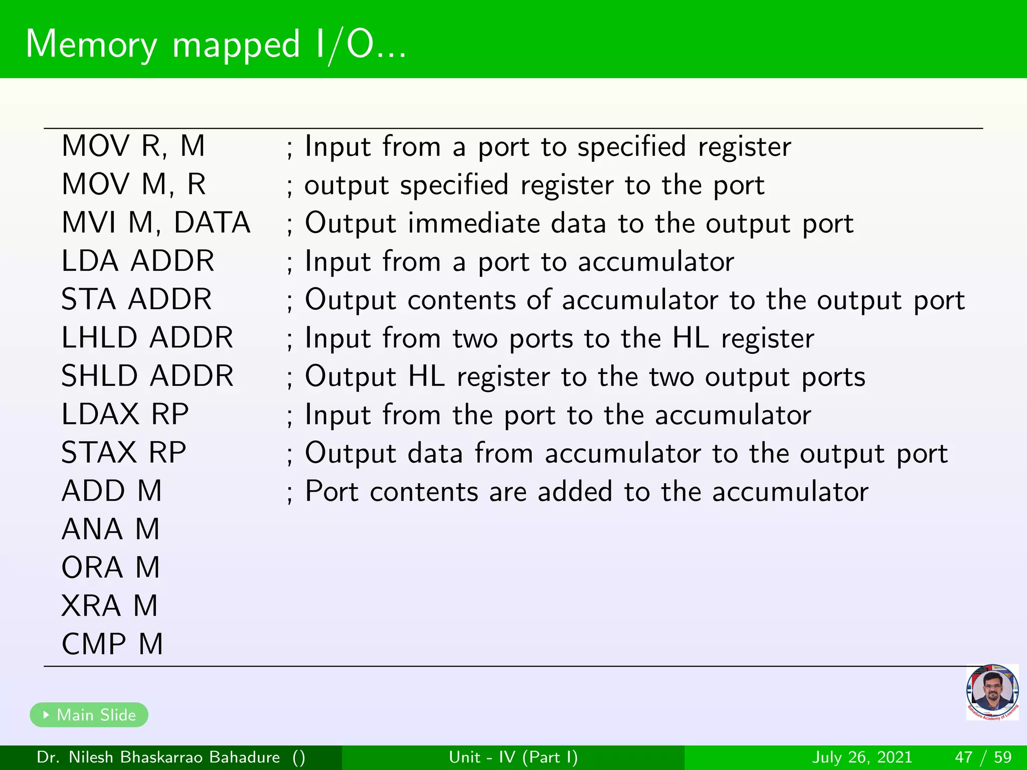 Memory interfacing of microprocessor 8085 | PDF