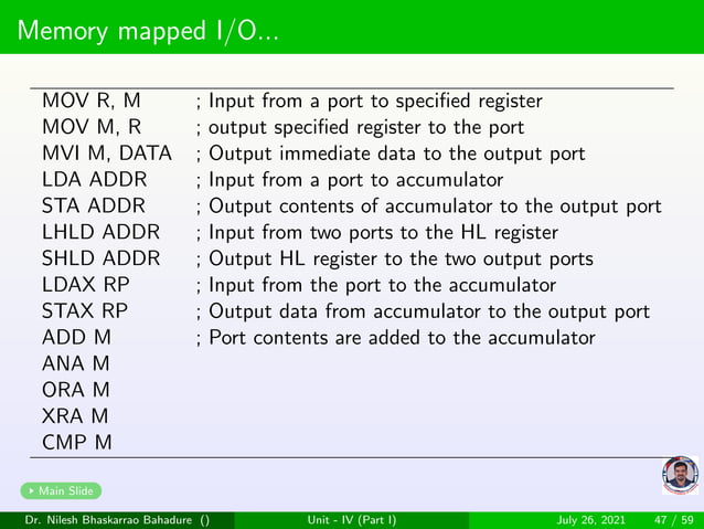 Memory interfacing of microprocessor 8085 | PDF