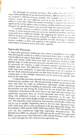 Memory interleaving and superscalar processor | PDF