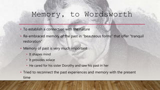 Memory in Wordsworth's "Tintern Abbey" | PPTX