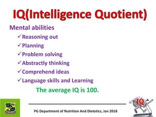 Memory & iq | PPT