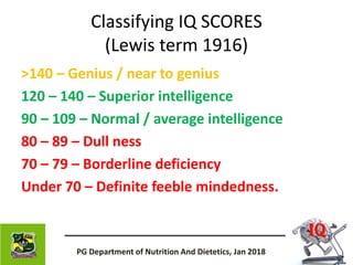 Memory & iq | PPT