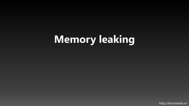 Memory leaking | PPTX
