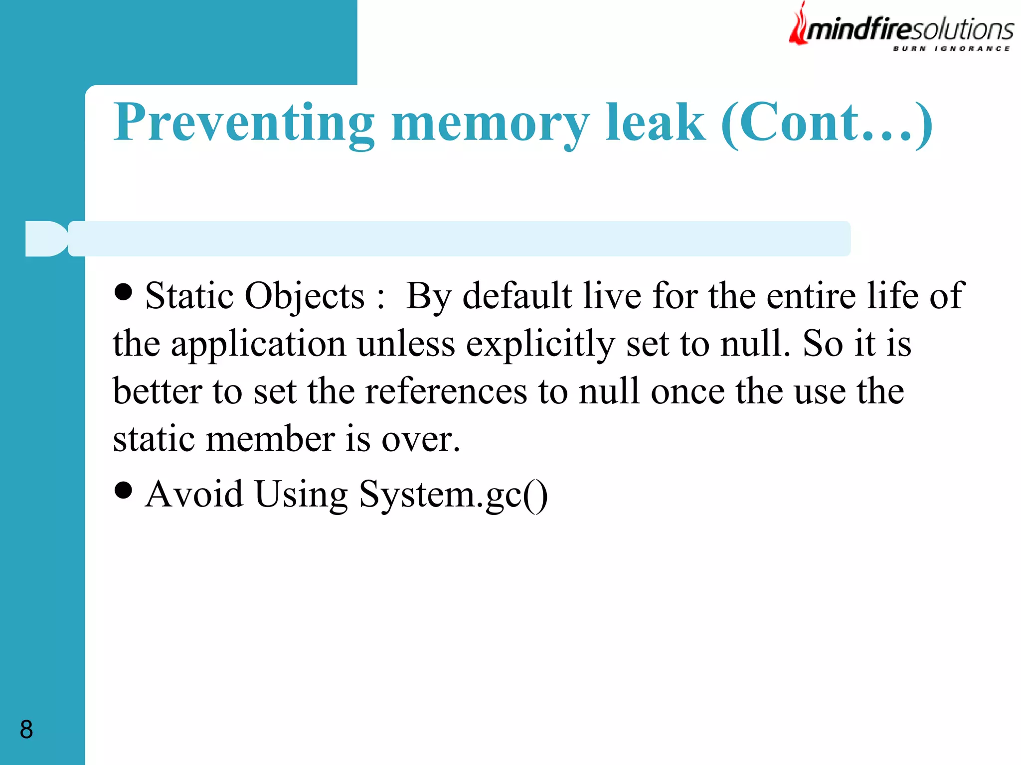 Memory Leak In java | PDF | Programming Languages | Computing