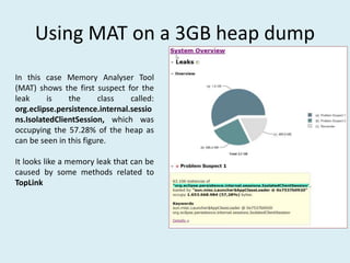 Analyzing a memory leak problem | PPTX