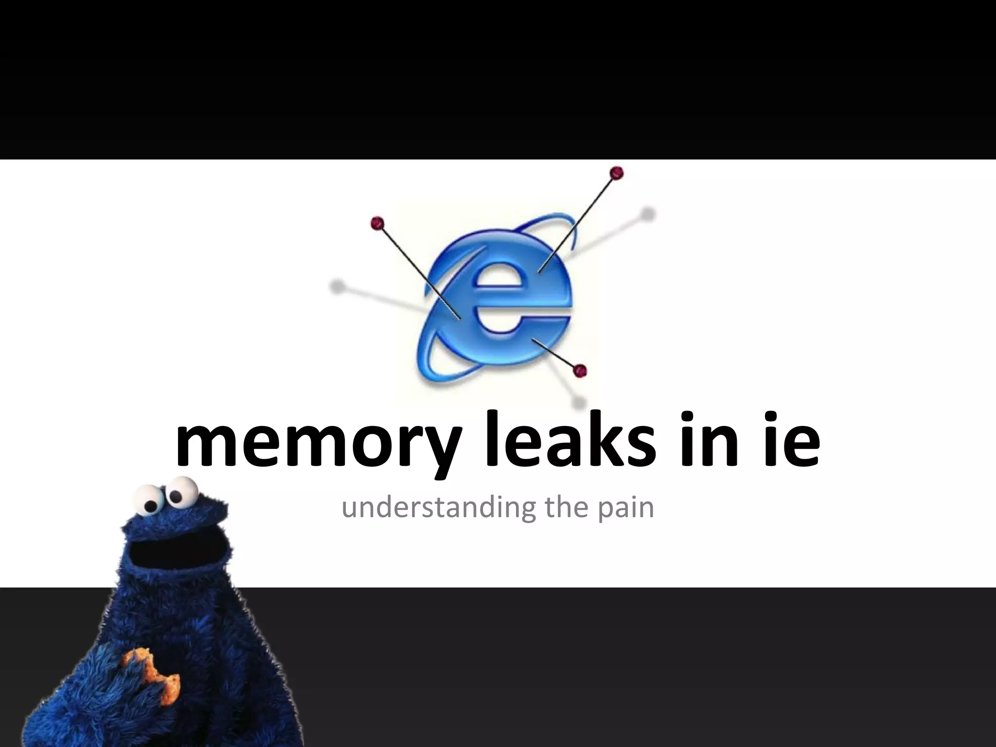 Memory Leaks In Internet Explorer | PPT | Web Development | Internet