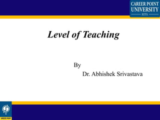 Memory level of teaching | PPTX