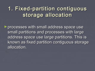 Memory management | PPT