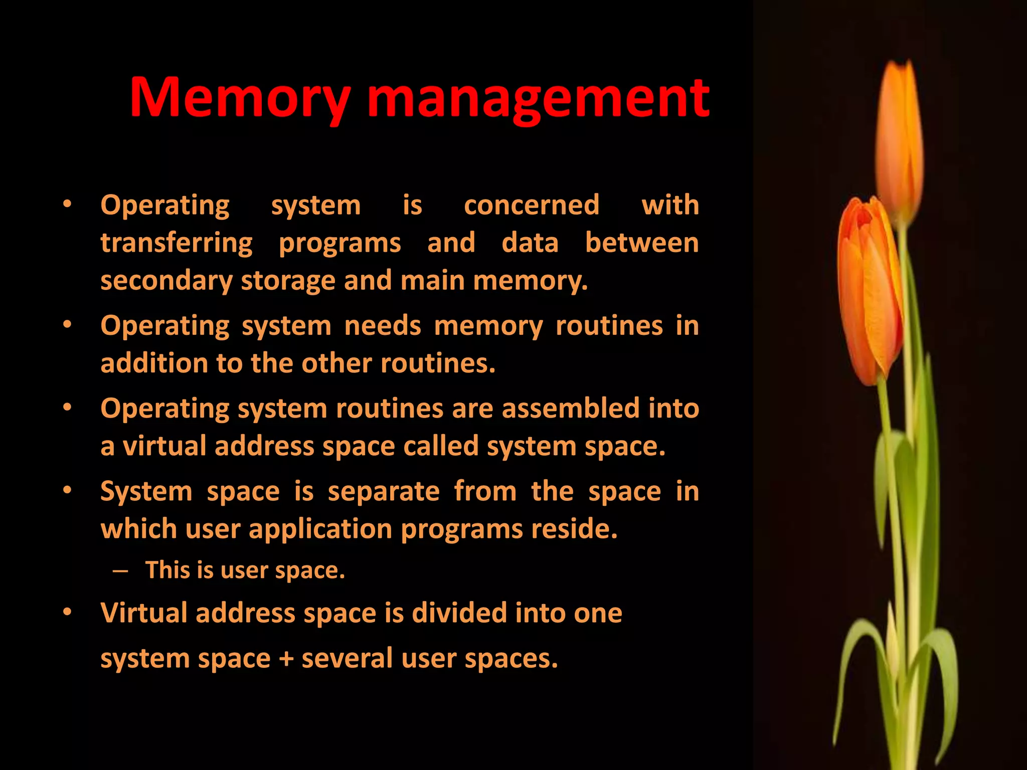 Memory management | PPT