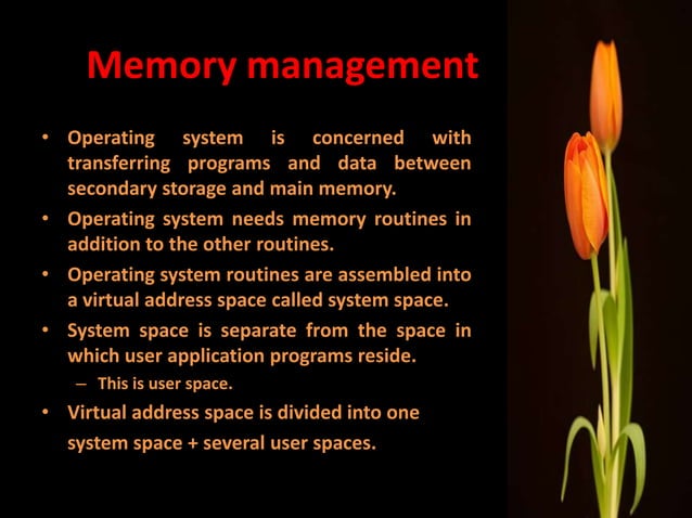 Memory management | PPT