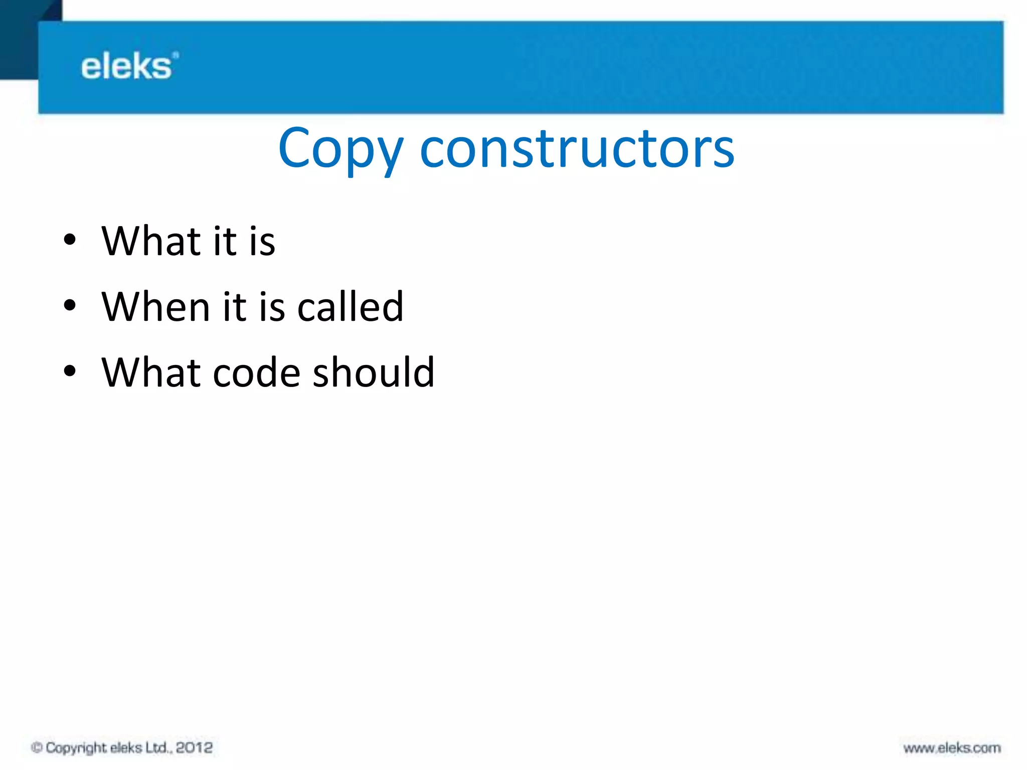 cpp-2013 #4 Memory management | PPT