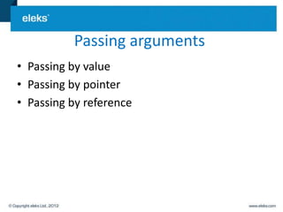 cpp-2013 #4 Memory management | PPT