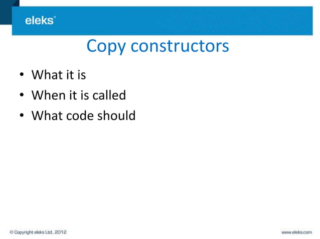 cpp-2013 #4 Memory management | PPT